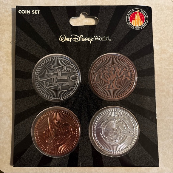Walt Disney | Toys | Walt Disney World Theme Park 4 Coin Set Mgm ...